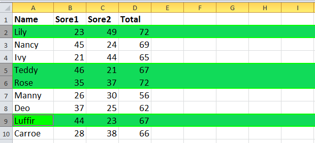 How To Color Duplicate Values Or Duplicate Rows In Excel