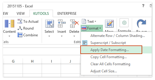 How to convert numbers to year/month/day or date in Excel?