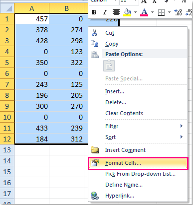 How to convert zeroes to dashes in Excel?