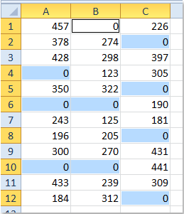 How to convert zeroes to dashes in Excel?