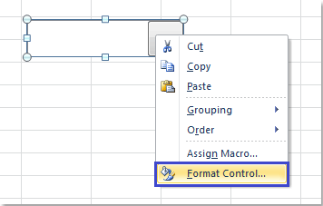 How to quickly create combo box in Excel?