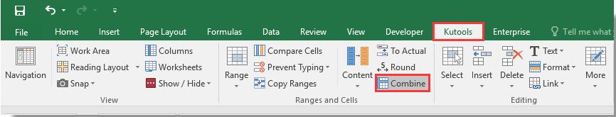 How to combine cells and keep the cell formatting in Excel?