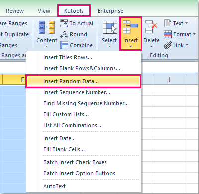 How to quickly generate random time in Excel?