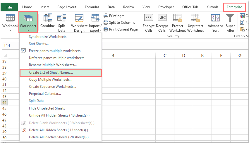 How To List All Visible Or Hidden Sheets From Workbook