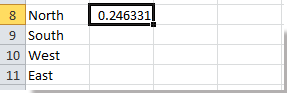How to show percentages in stacked column chart in Excel?