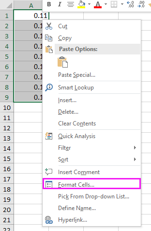 How to remove leading zeros before decimal point in Excel?