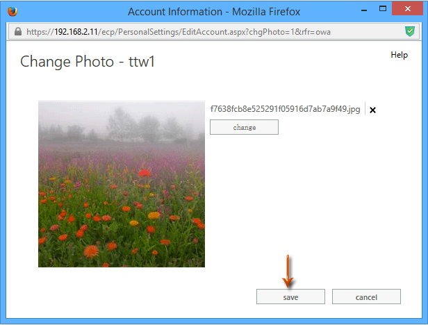 How to add or change the profile picture/avatar in Outlook?
