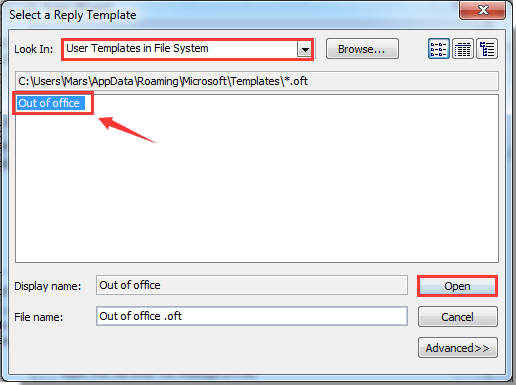 How to set up auto reply (out of office) in outlook?
