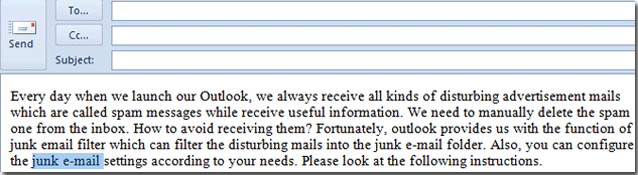 How to insert comment callouts into email message in Outlook?