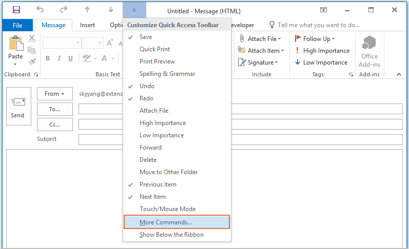 How to list all attachment names into message body when composing email ...