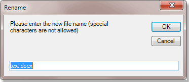 Easily rename current document without closing it in Word